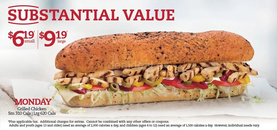 Mr.Sub Canada Deal of The Day - Daily Deals & Specials - 2023