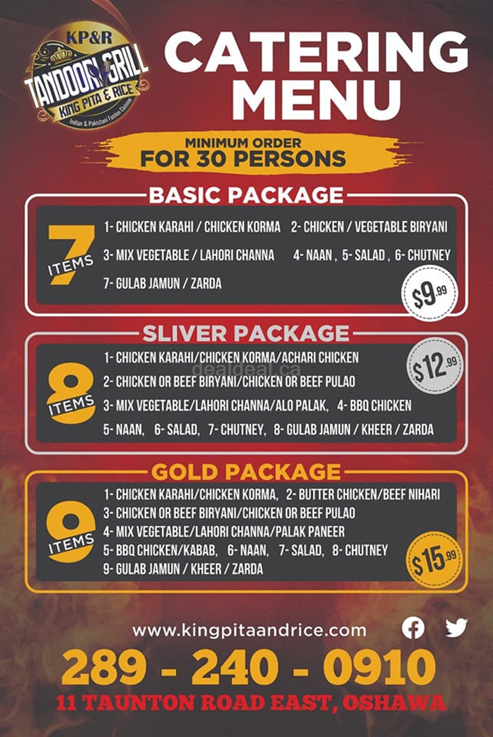 Our catering menu is made for your special occasions, make sure to take ...